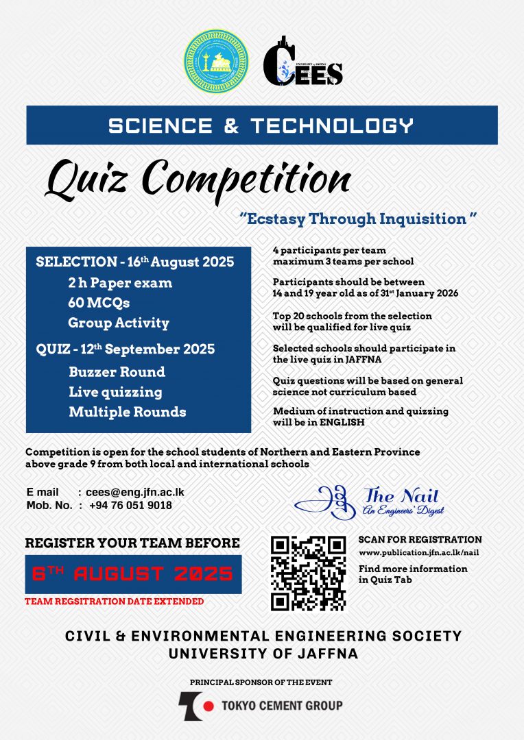 SCIENCE & TECHNOLOGY QUIZ COMPETITION – THE NAIL